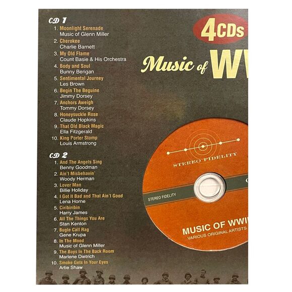 Sonoma | Media | Music Of Wwii Set 4disc Set Cd | Poshmark